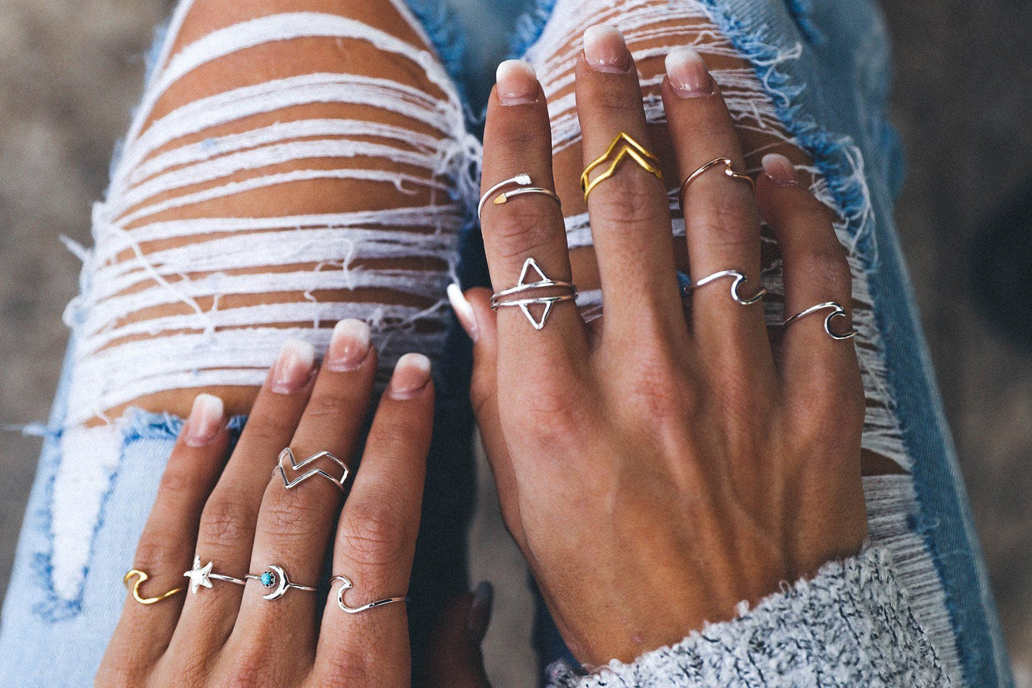 Top 10 Wave Rings Made of Sterling Silver and Opal – Innovato Design