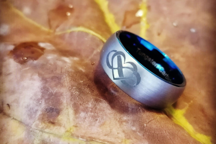 39 Men's Blue Tungsten Wedding Bands to Make You Shine on Your Special ...