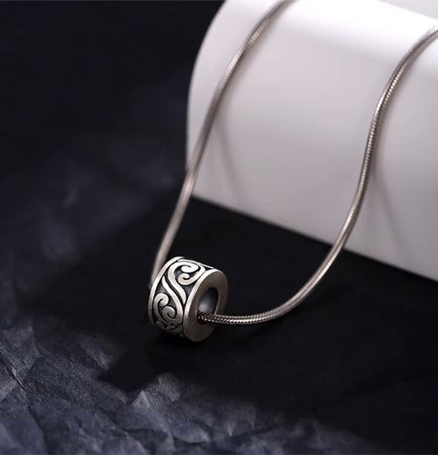 Men's Sterling Silver Snake Necklace Pendant – Innovato Design