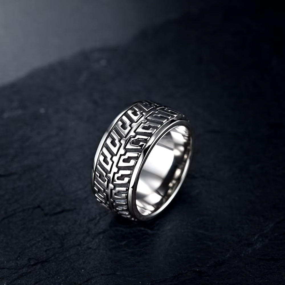 9MM Men's Titanium Rotating Ring Gear Mechanical Spinner – Innovato Design