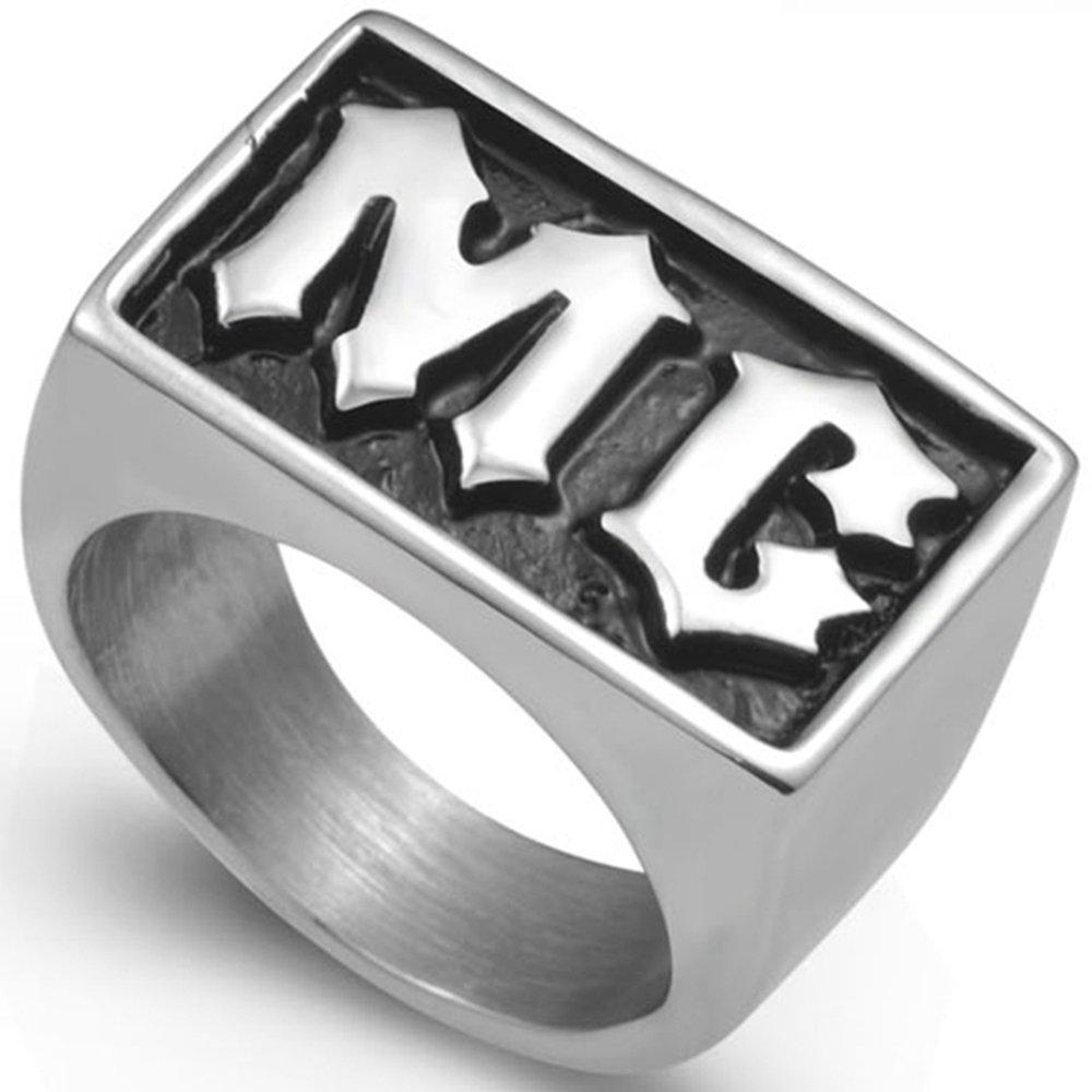 Size 7-15 Stainless Steel Motorcycle Biker MC Ring – Innovato Design