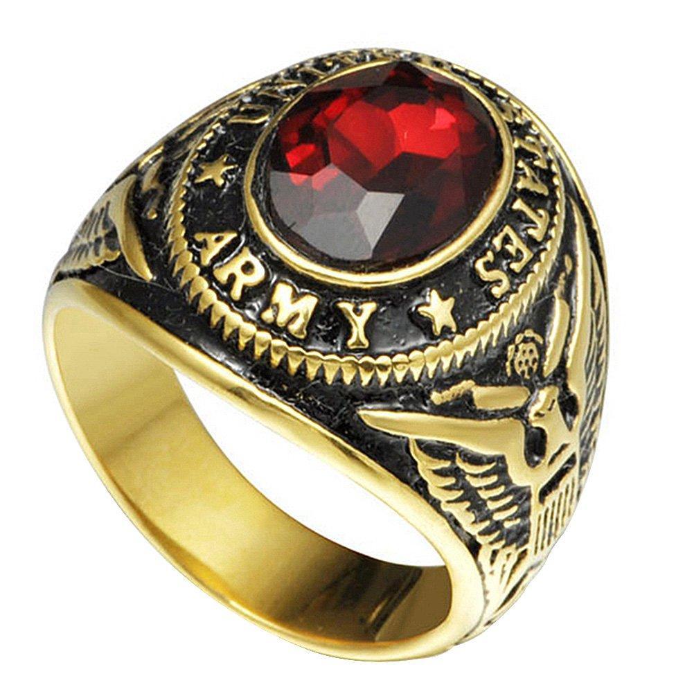 Gold Plated Stainless Steel United States Army Ring – Innovato Design