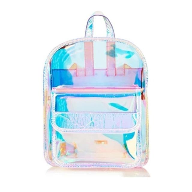 Multicolor Mini Travel & School Laser Backpack – Innovato Design