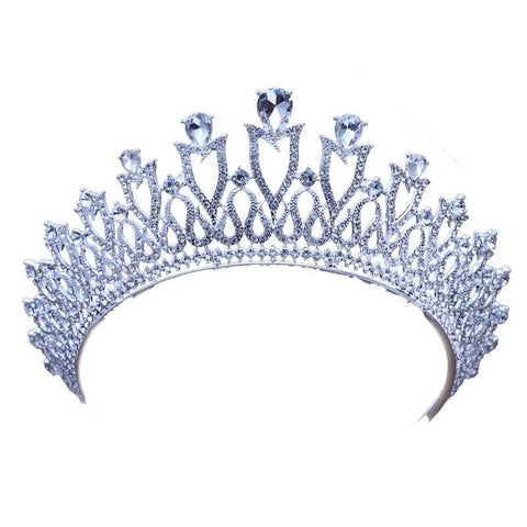 European Monarch Crystal Wedding Queen Crown Tiaras – Innovato Design