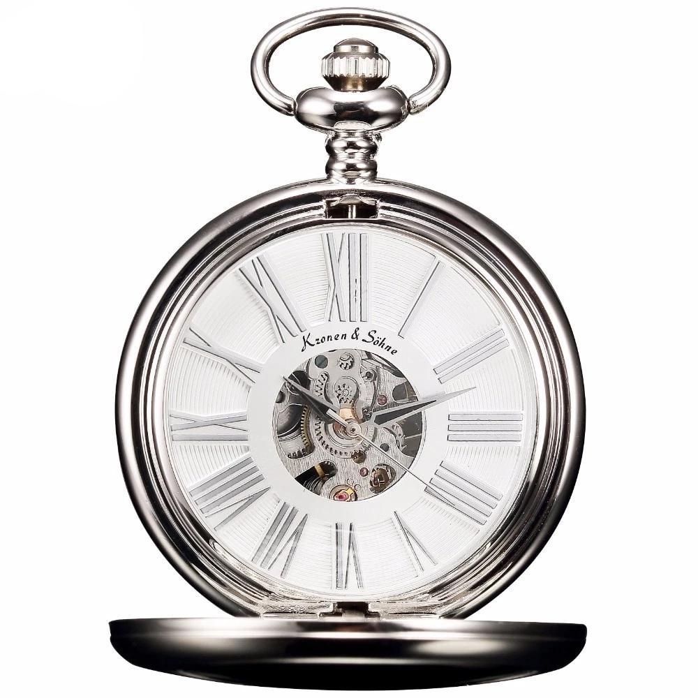 Smooth Classic Pocket Watch Design in Different Metal Colors – Innovato ...