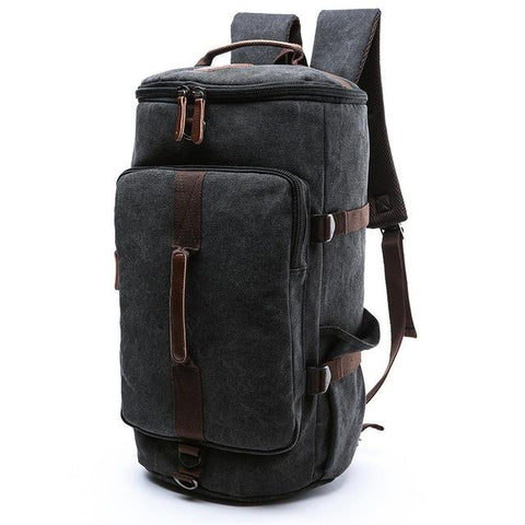 Multifunction Waterproof Canvas Leather Backpack for Men – Innovato Design