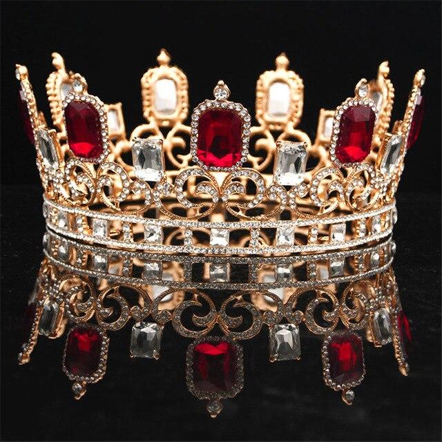 Vintage 3 Color Crystal Tiaras and Crows for Prom and Wedding ...